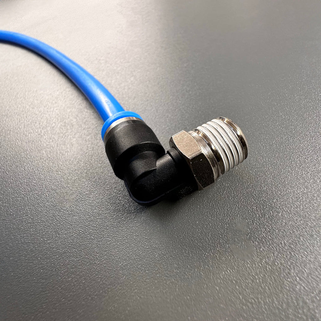 90° Push In Pneumatic BSP Fittings - Air, Water, Gas & Vacuum