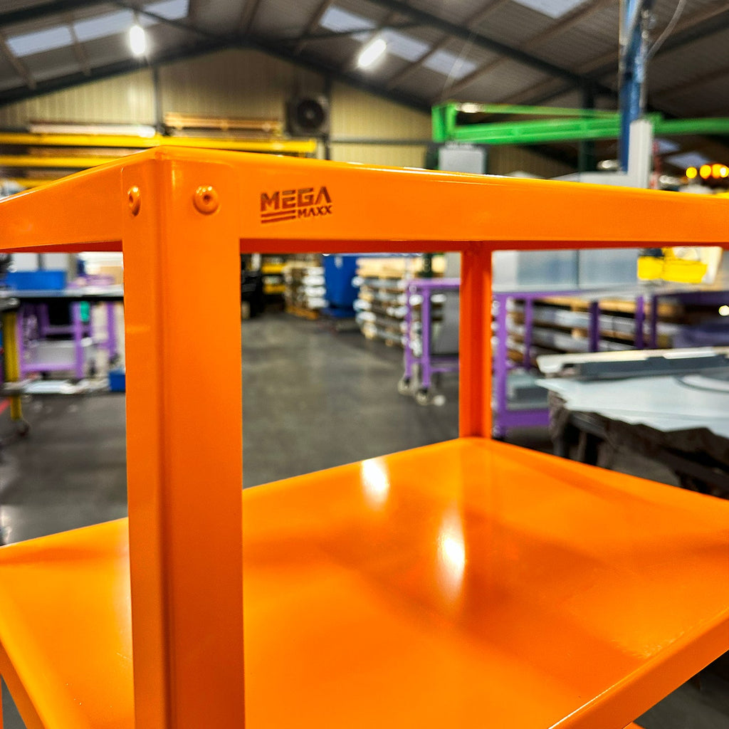 Mobile Shelving Unit - 5-Tier Storage Transportable Trolley