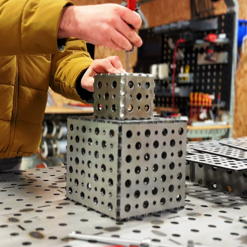 Welding Jig Plate CUBE for Heavy-Duty Fabrication - Nukeson FAB ...