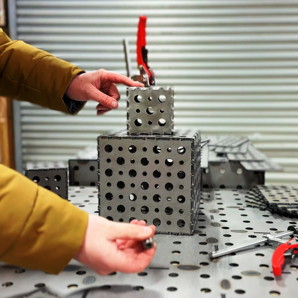 Welding Jig Plate CUBE for Heavy-Duty Fabrication - Nukeson FAB ...