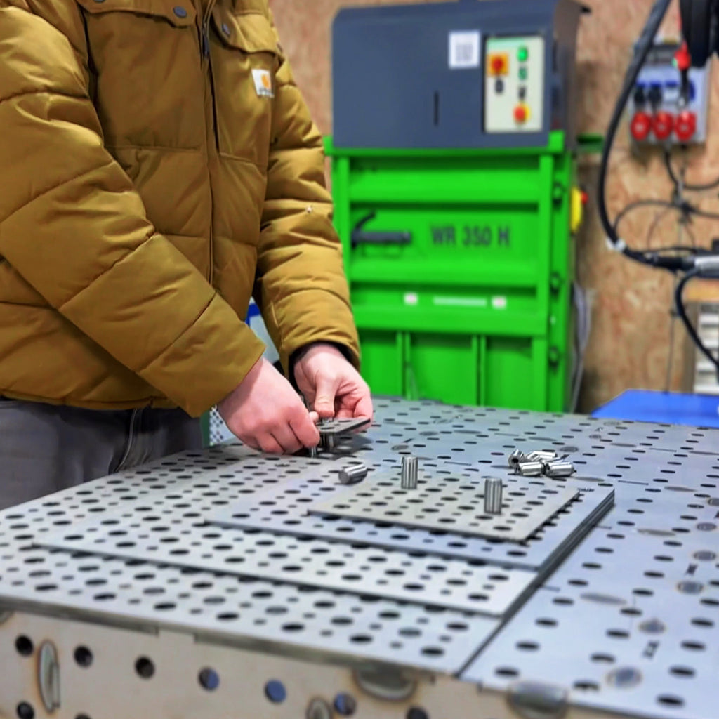 Welding Plate Jig Locating Pins, M8 D16mm x 32mm - Industrial Tech Store UK
