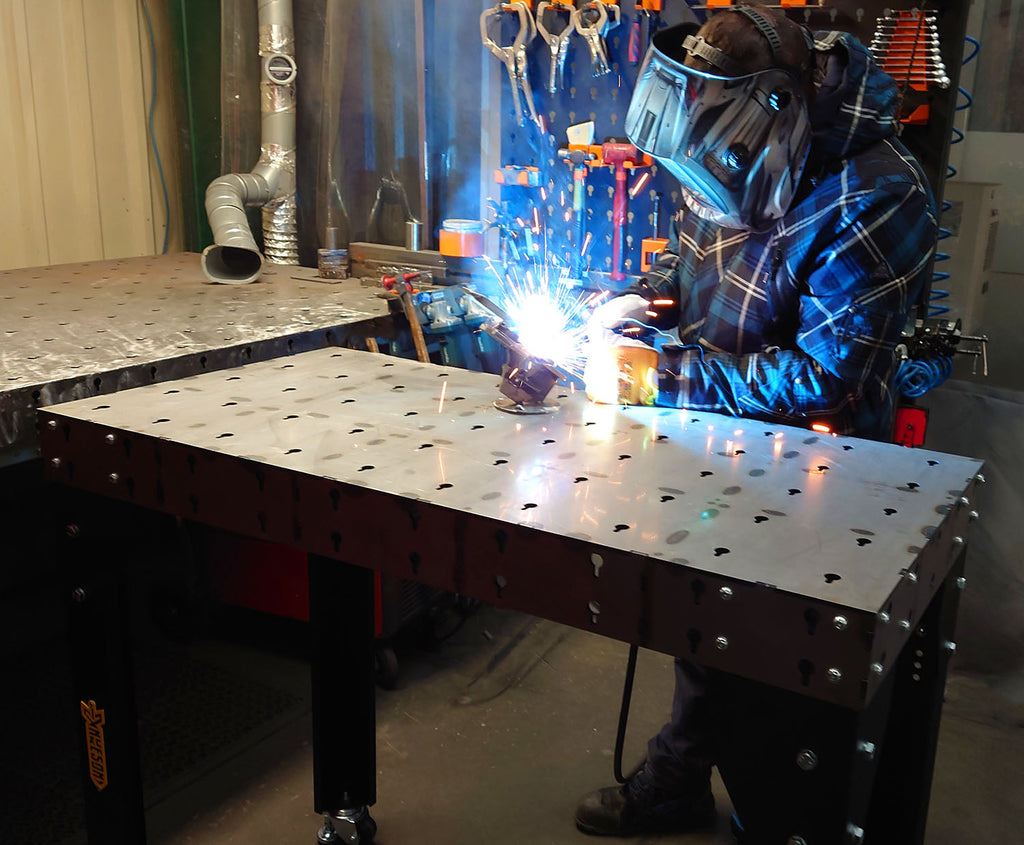 Modular Welding Table - Heavy Duty & Mobile Workstation